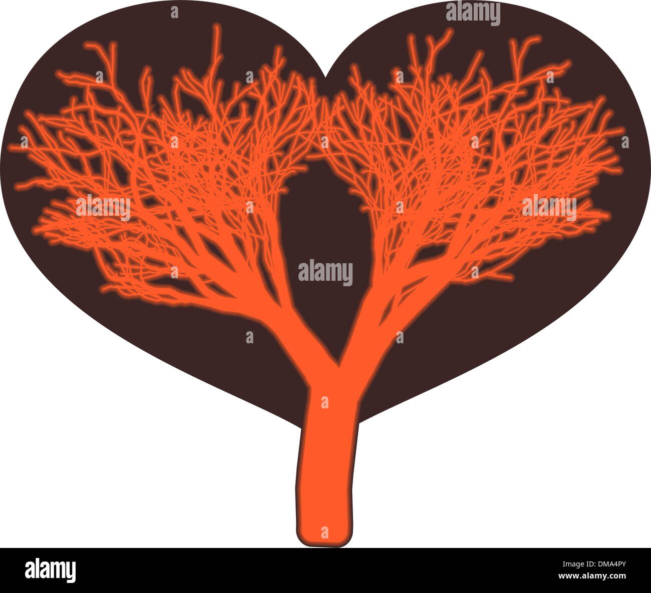Tree of love with hearts. EPS 8 Stock Vector Image & Art - Alamy