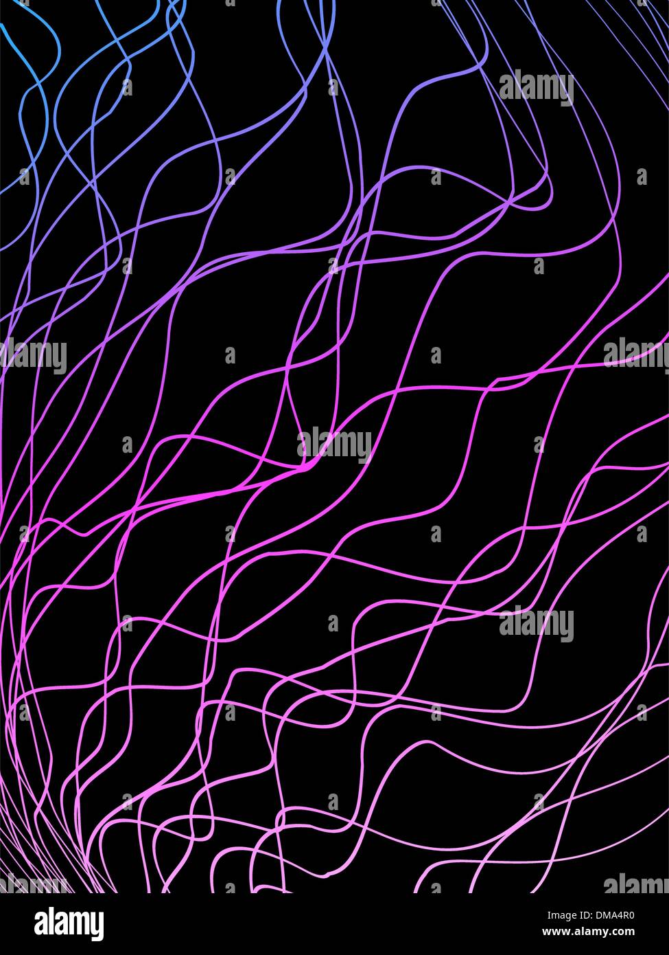 Resembling motion blurred neon light curves. EPS 8 Stock Vector Image ...