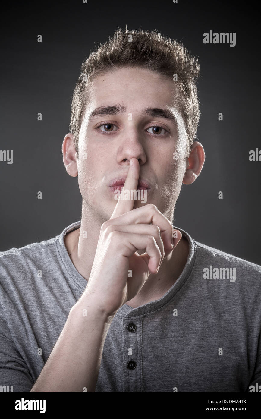 portrait of a young man, real people Stock Photo - Alamy