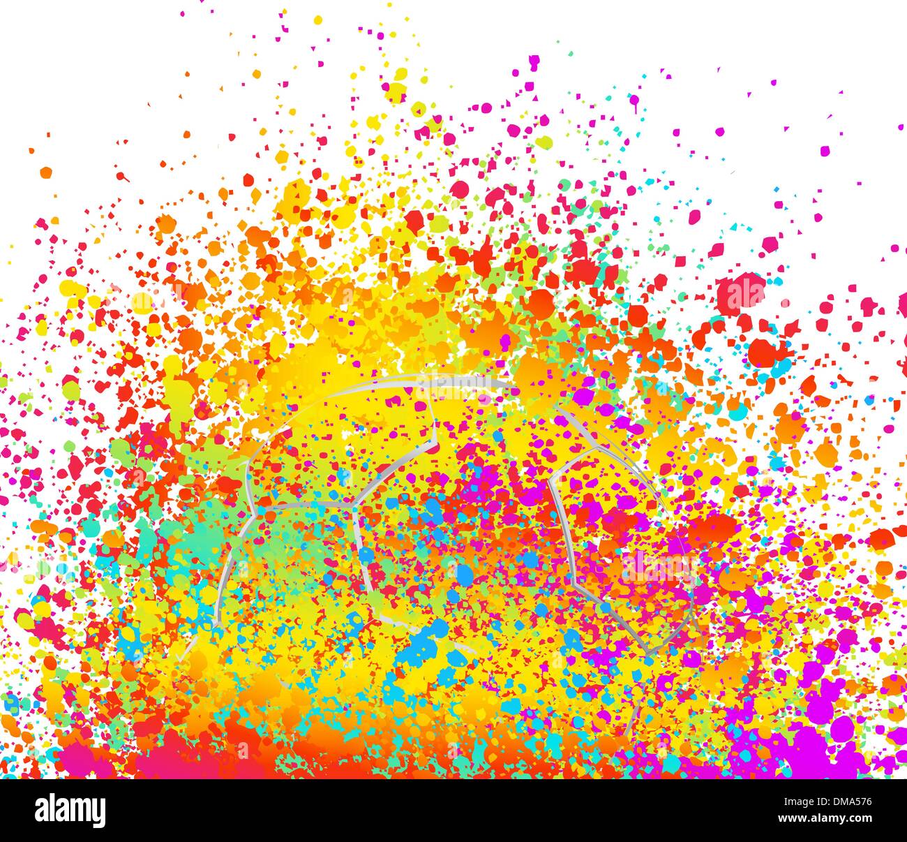 Football poster light burst. EPS 8 Stock Vector Image & Art - Alamy