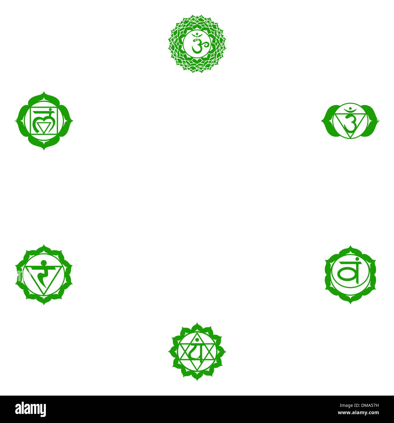 Chakra symbols hi-res stock photography and images - Alamy