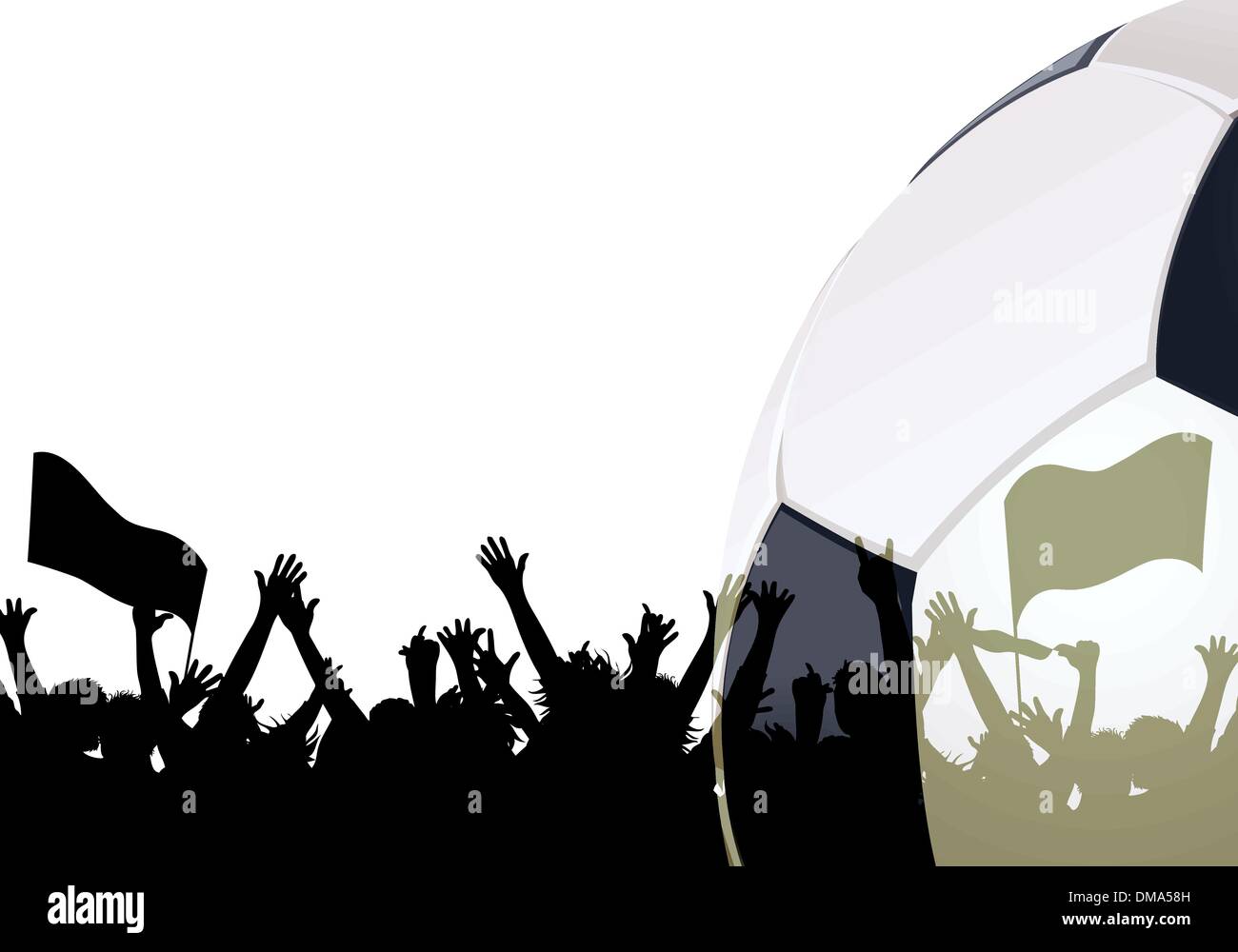 Football ground poster Stock Vector Images - Alamy