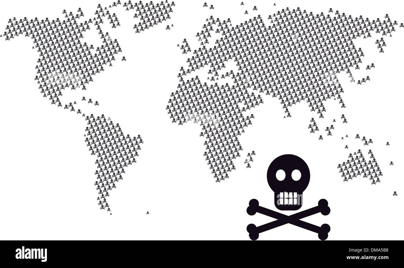 Black death map Stock Vector Images - Alamy