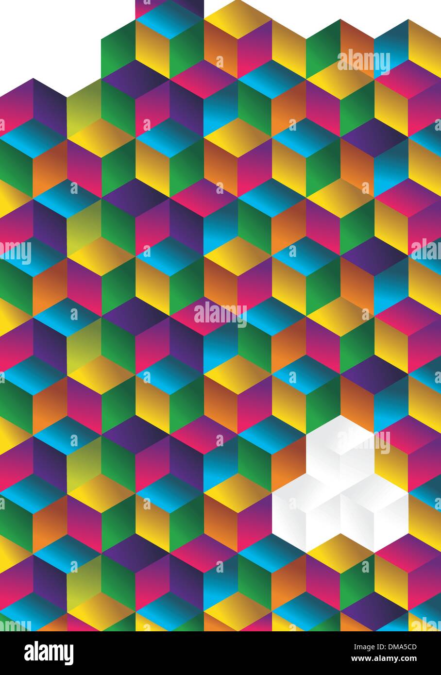 Multicolor cube background Stock Vector Image & Art - Alamy