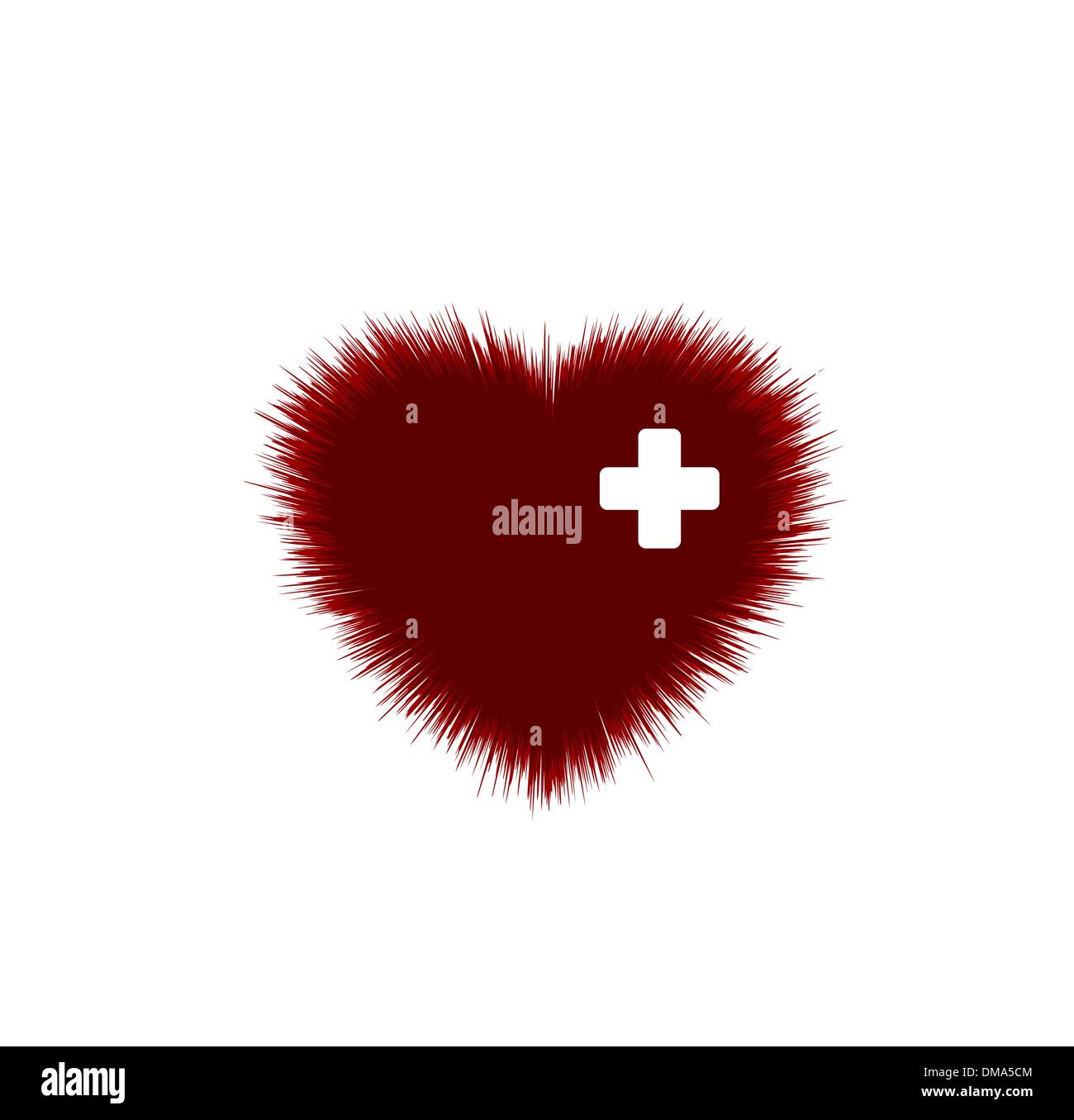 The normal heart Stock Vector Images - Alamy