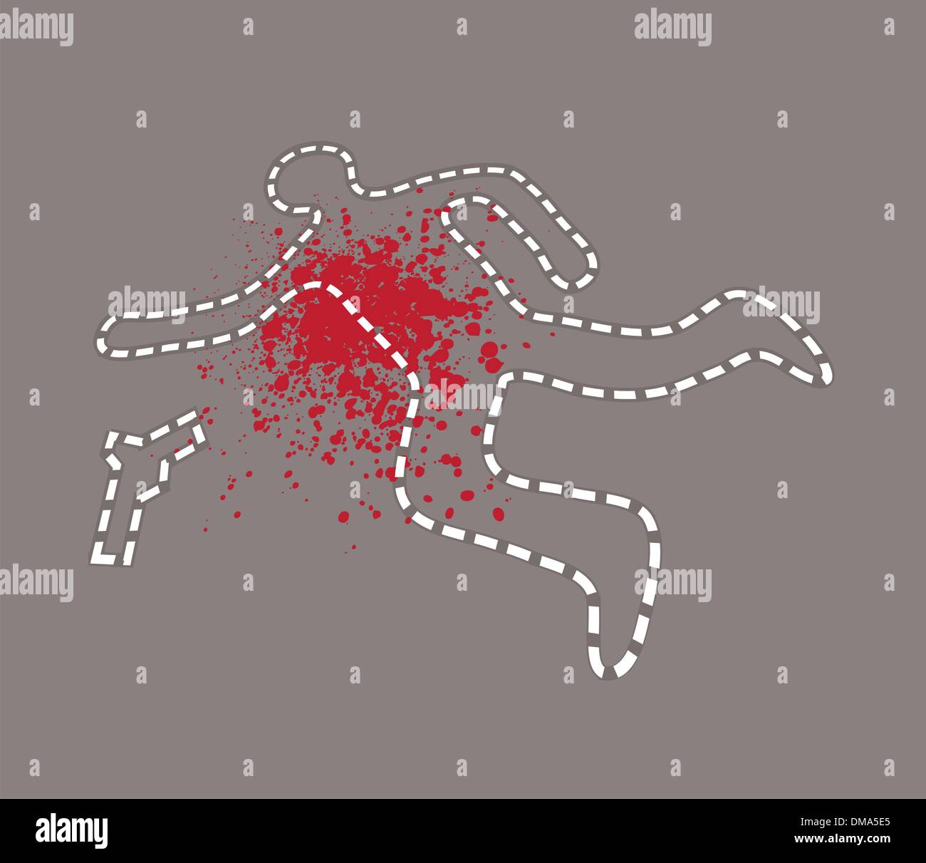 Crime victim silhouette hi-res stock photography and images - Alamy