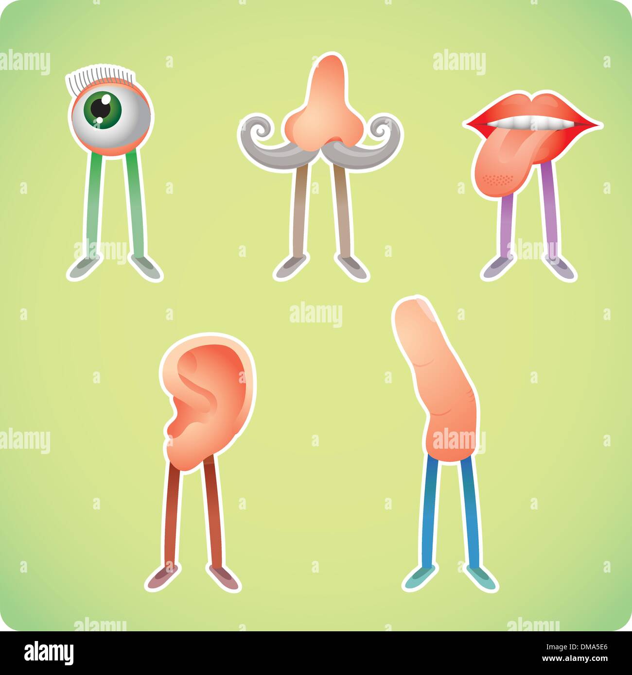 Five senses hi-res stock photography and images - Alamy