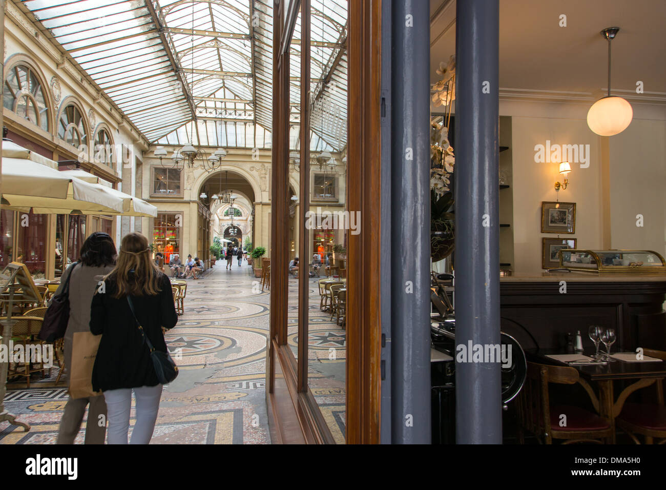 COVERED PASSAGE IN THE VIVIENNE GALLERY THAT GOES FROM THE RUE DES ...