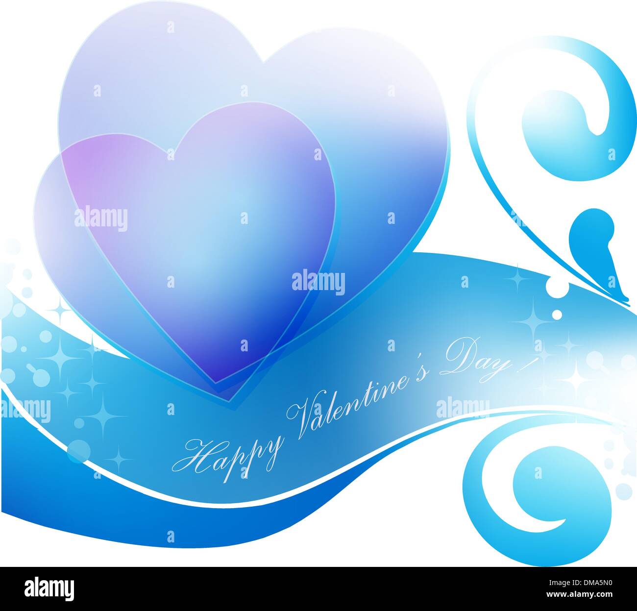valentines background - blue Stock Vector Image & Art - Alamy