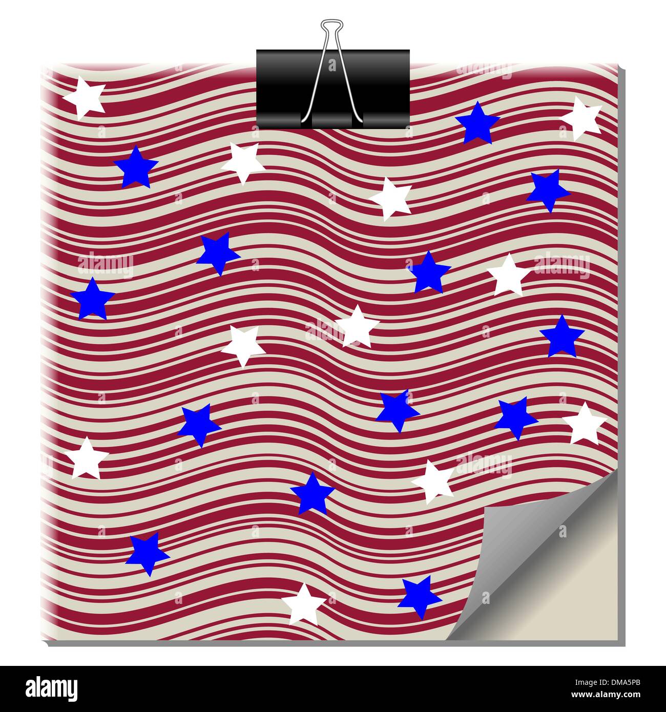 4th july paper note Stock Vector Image & Art - Alamy