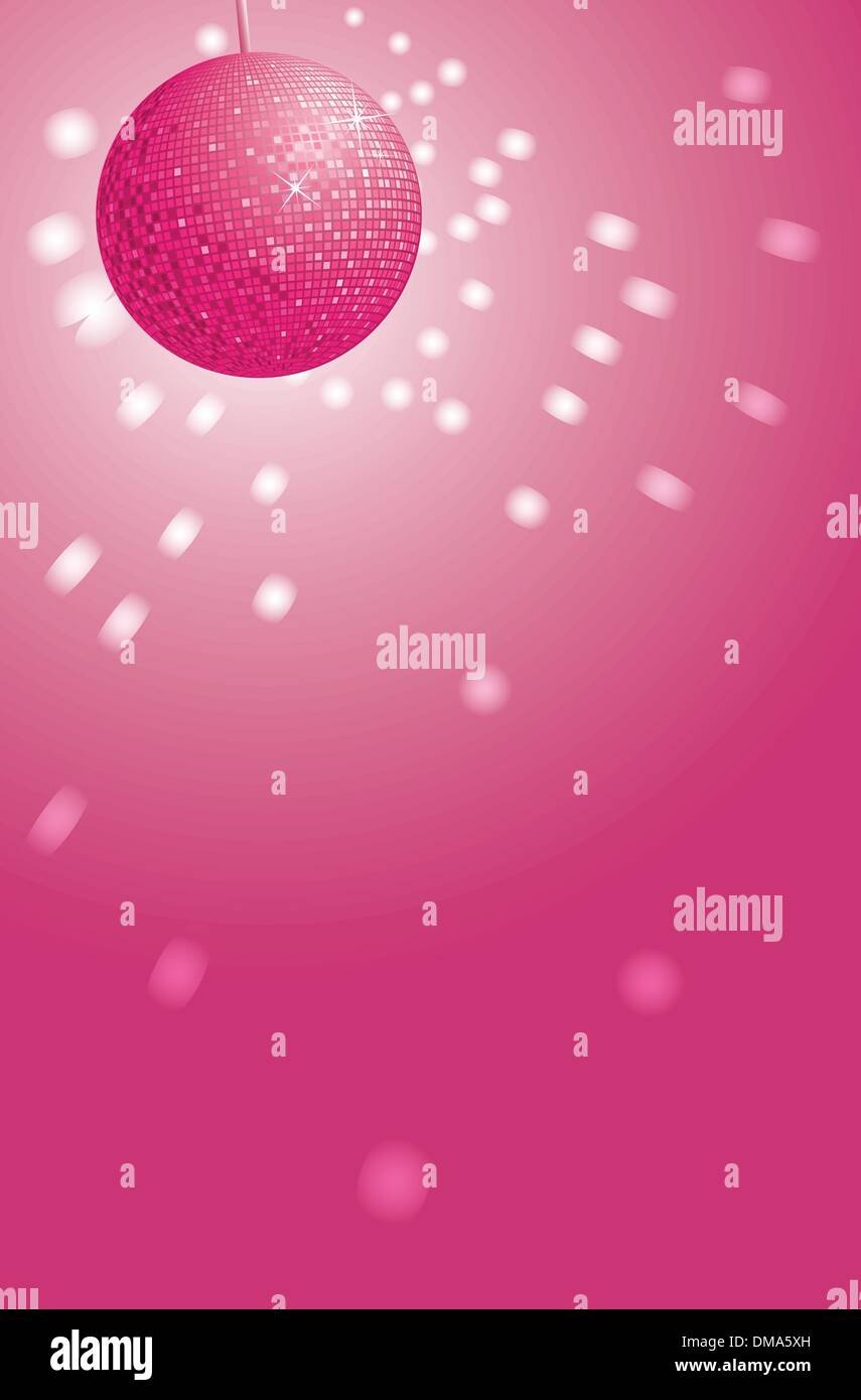 Pink Disco Ball Stock Vector Image & Art - Alamy