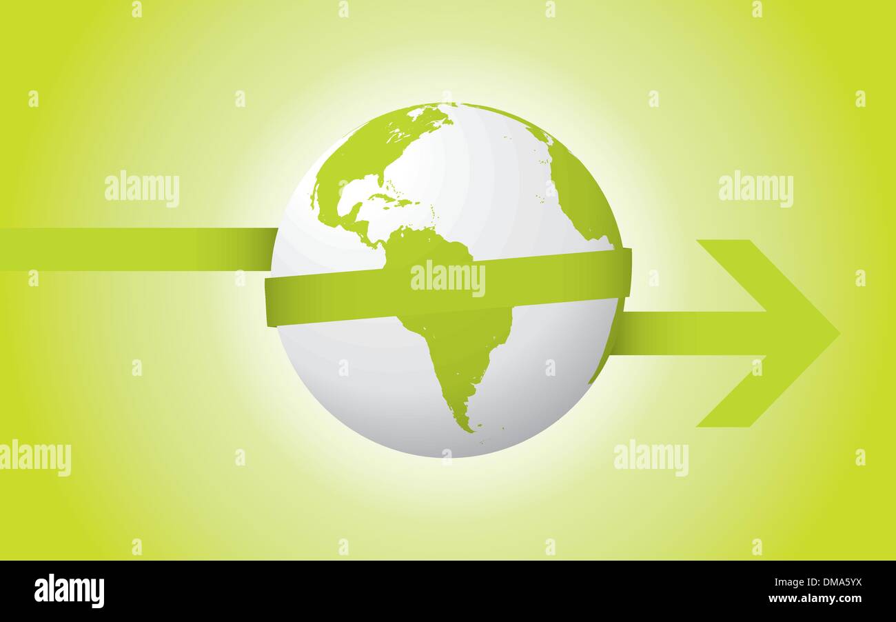 Wrap around the world Stock Vector Images - Alamy