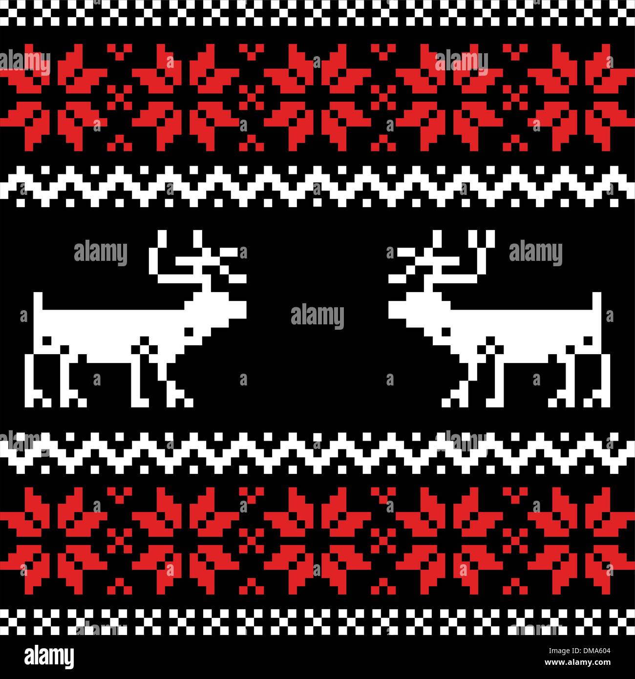 Nordic knitting pattern hi-res stock photography and images - Alamy