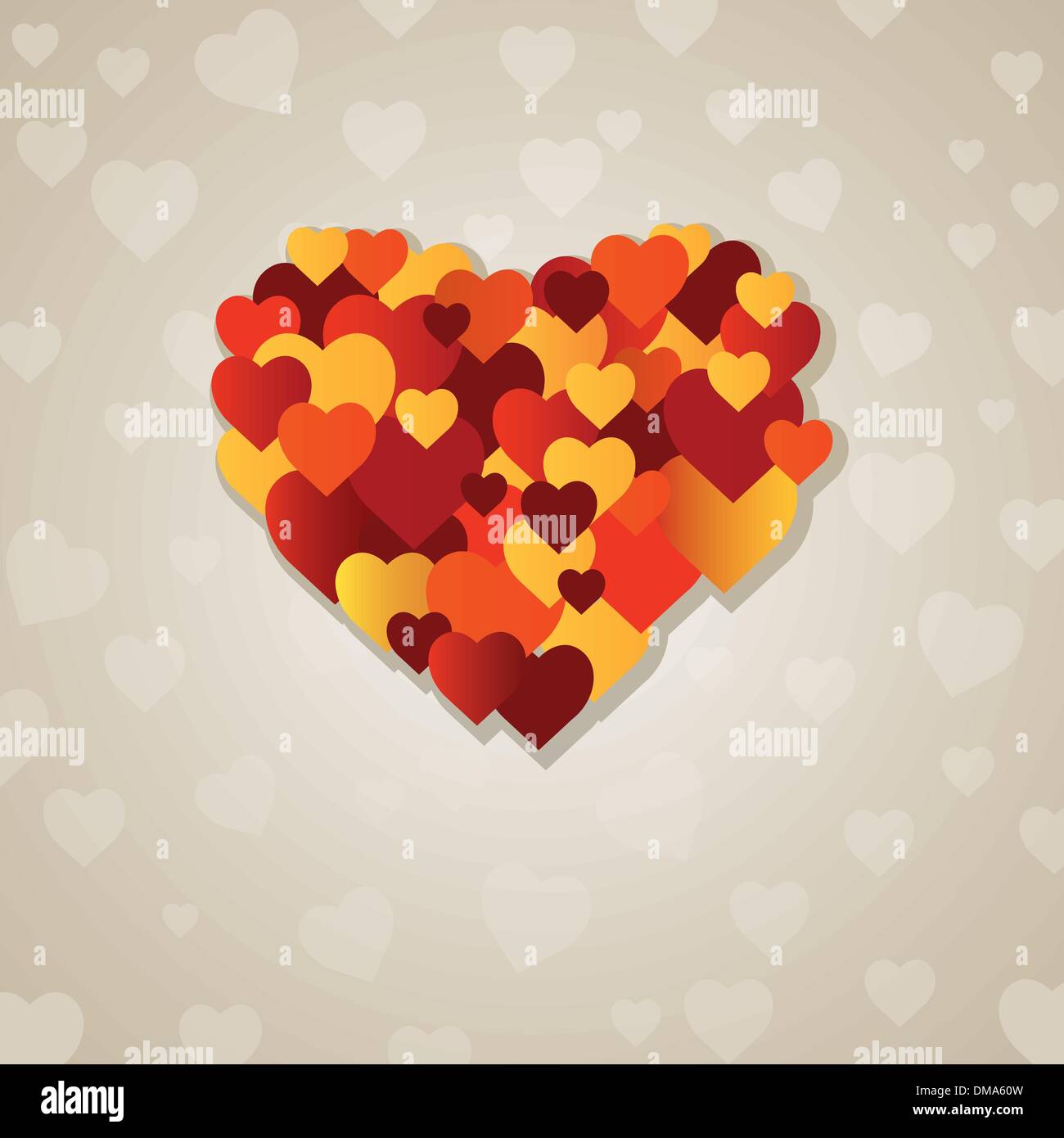 Valentine's heart. vector illustration Stock Vector Image & Art - Alamy