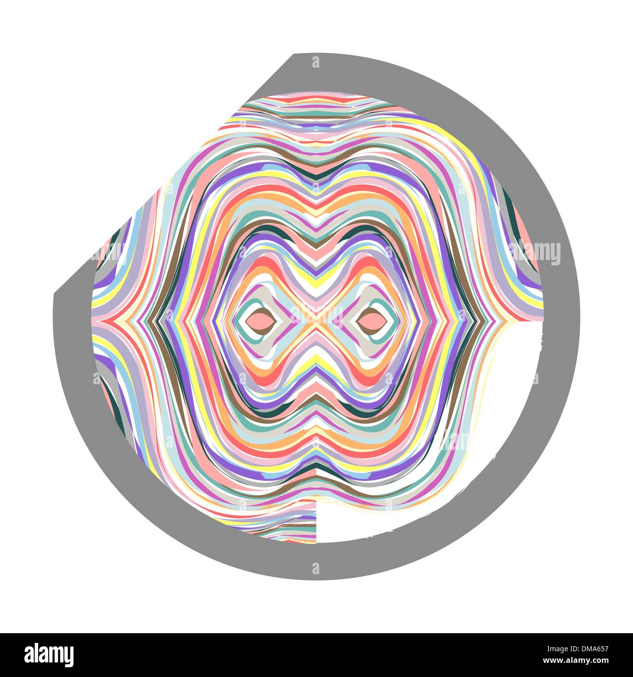 Modern yellow tunnel in Stock Vector Images - Alamy