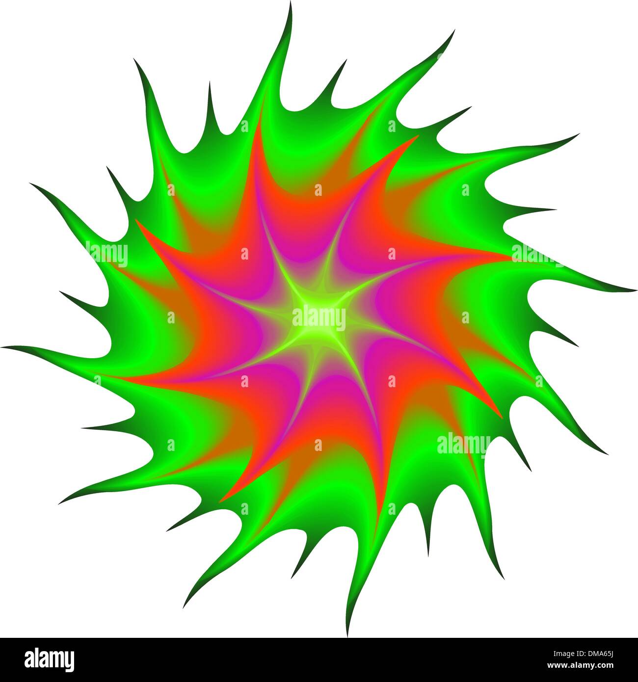 Abstract alien flower Stock Vector Images - Alamy