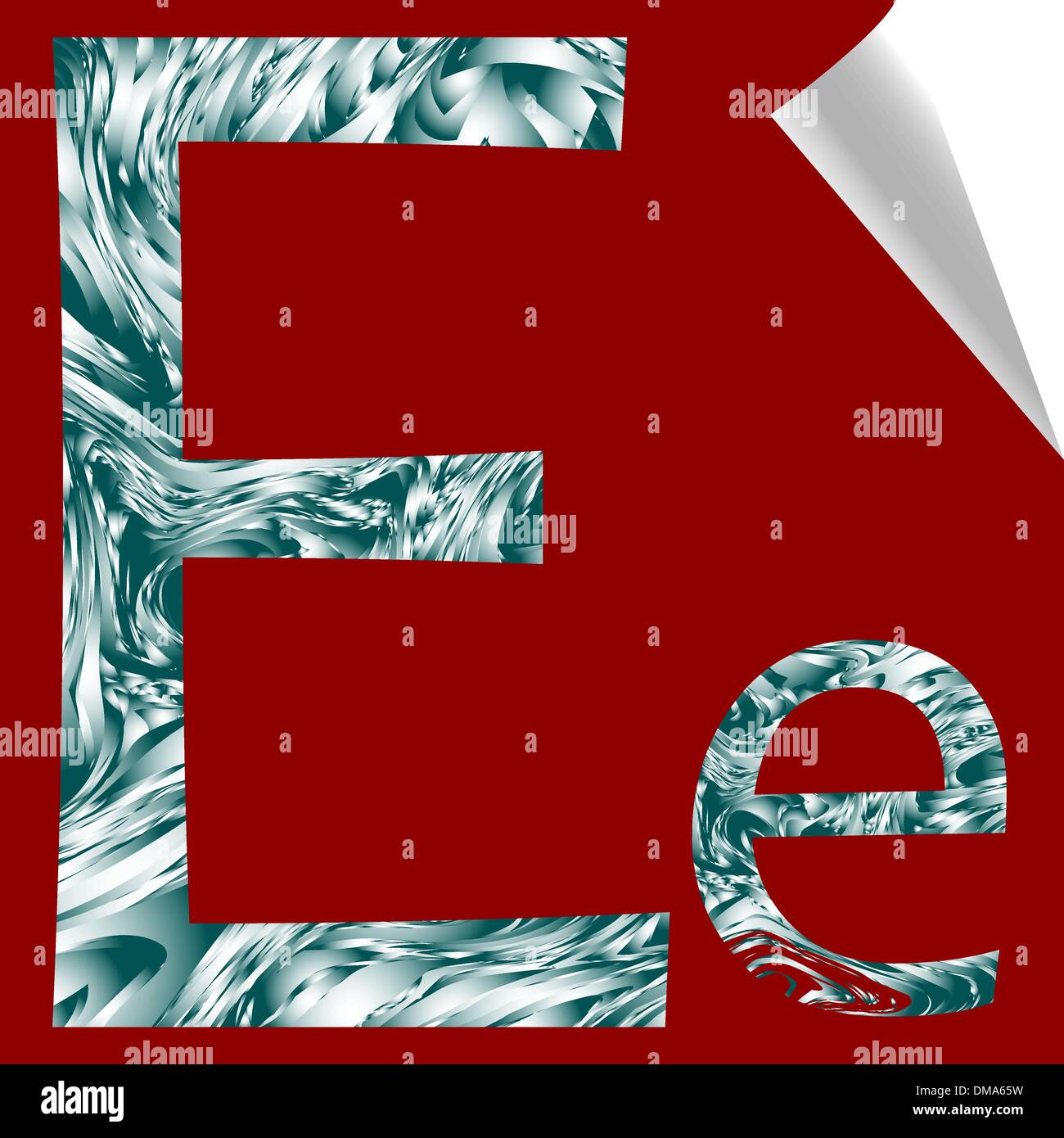 Alphabet letter e hi-res stock photography and images - Alamy