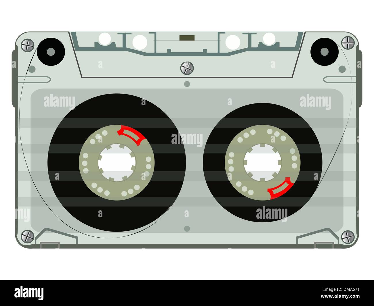 Audio magnetic tape Stock Vector Images - Alamy