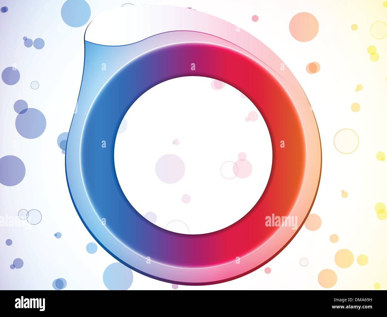 Vector rainbow circle border frame hi-res stock photography and images ...