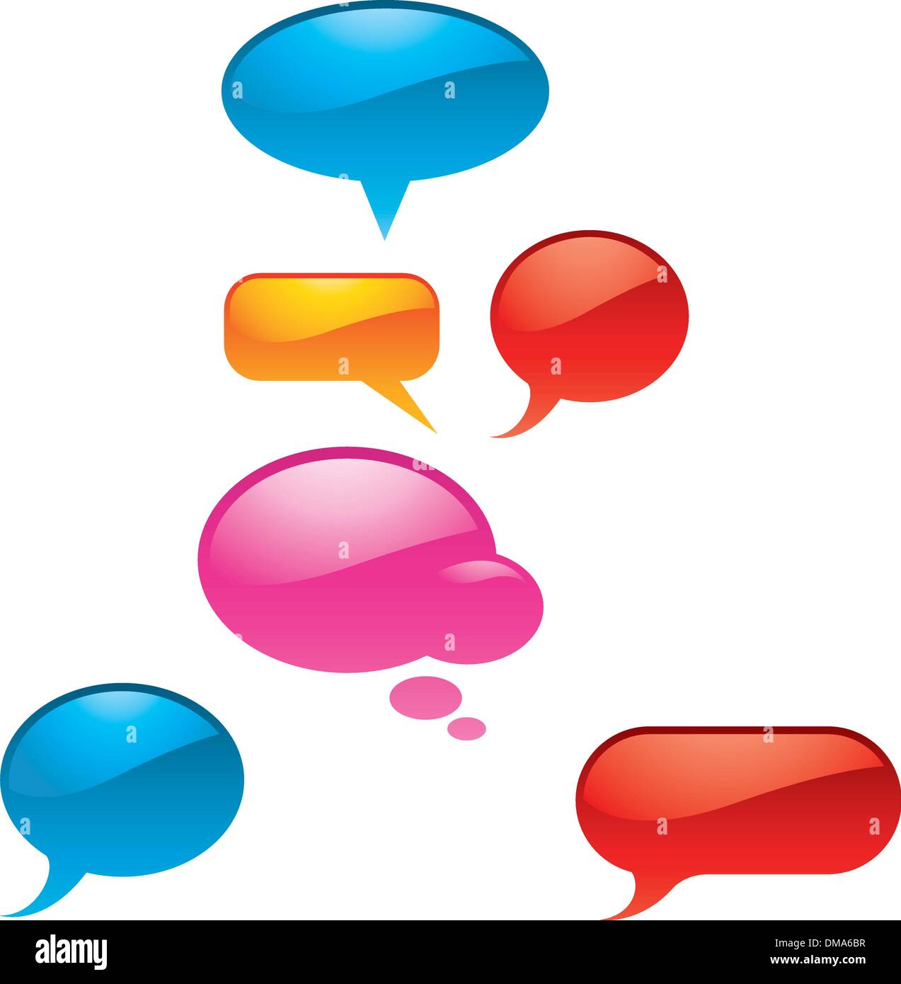 Pink yellow bubbles in Stock Vector Images - Alamy