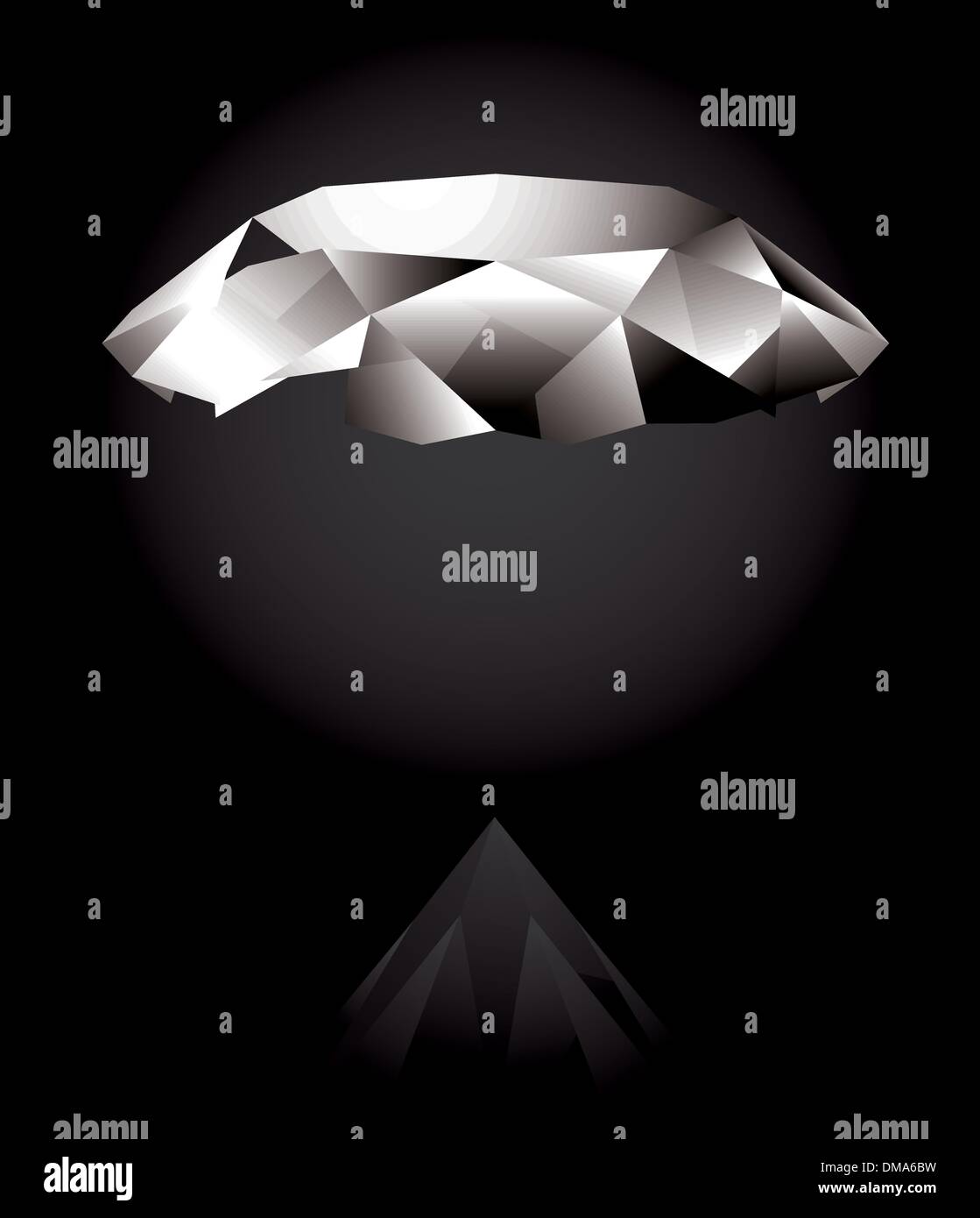Glass diamond Stock Vector Images - Alamy