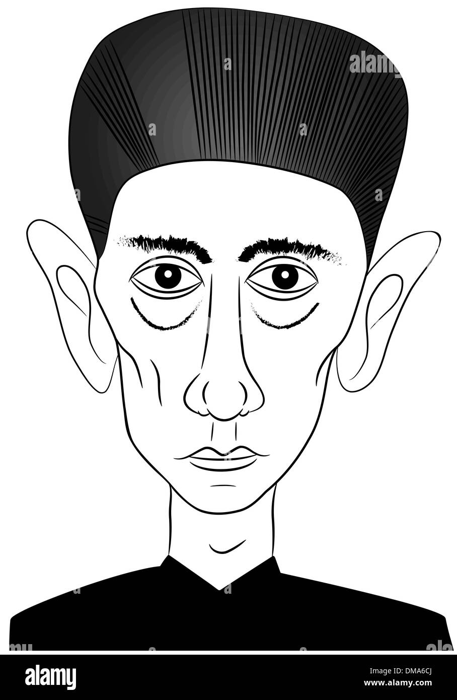 famous writer Franz Kafka - vector Stock Vector Image & Art - Alamy