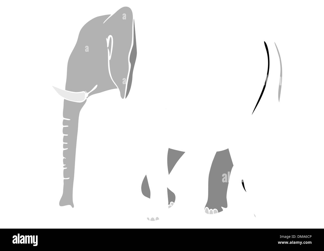 Elephant vector vectors hi-res stock photography and images - Alamy