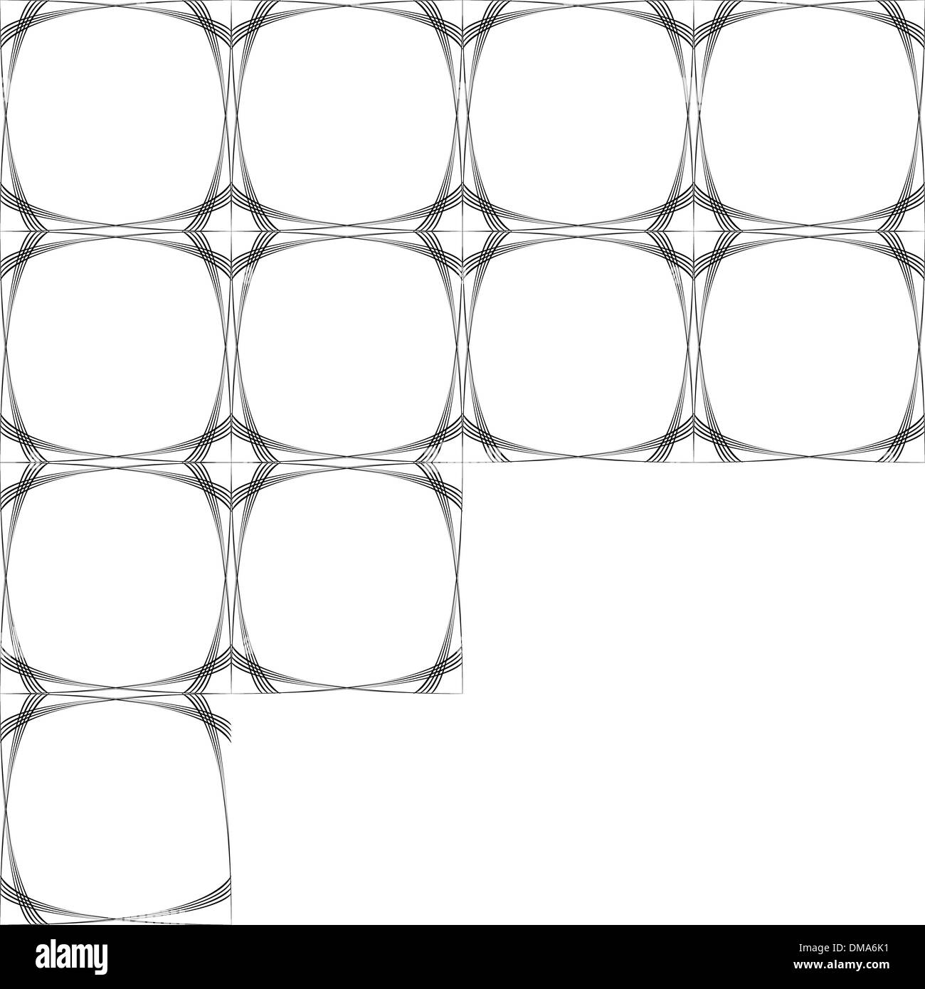 Geometric vector pattern flow Cut Out Stock Images & Pictures - Alamy