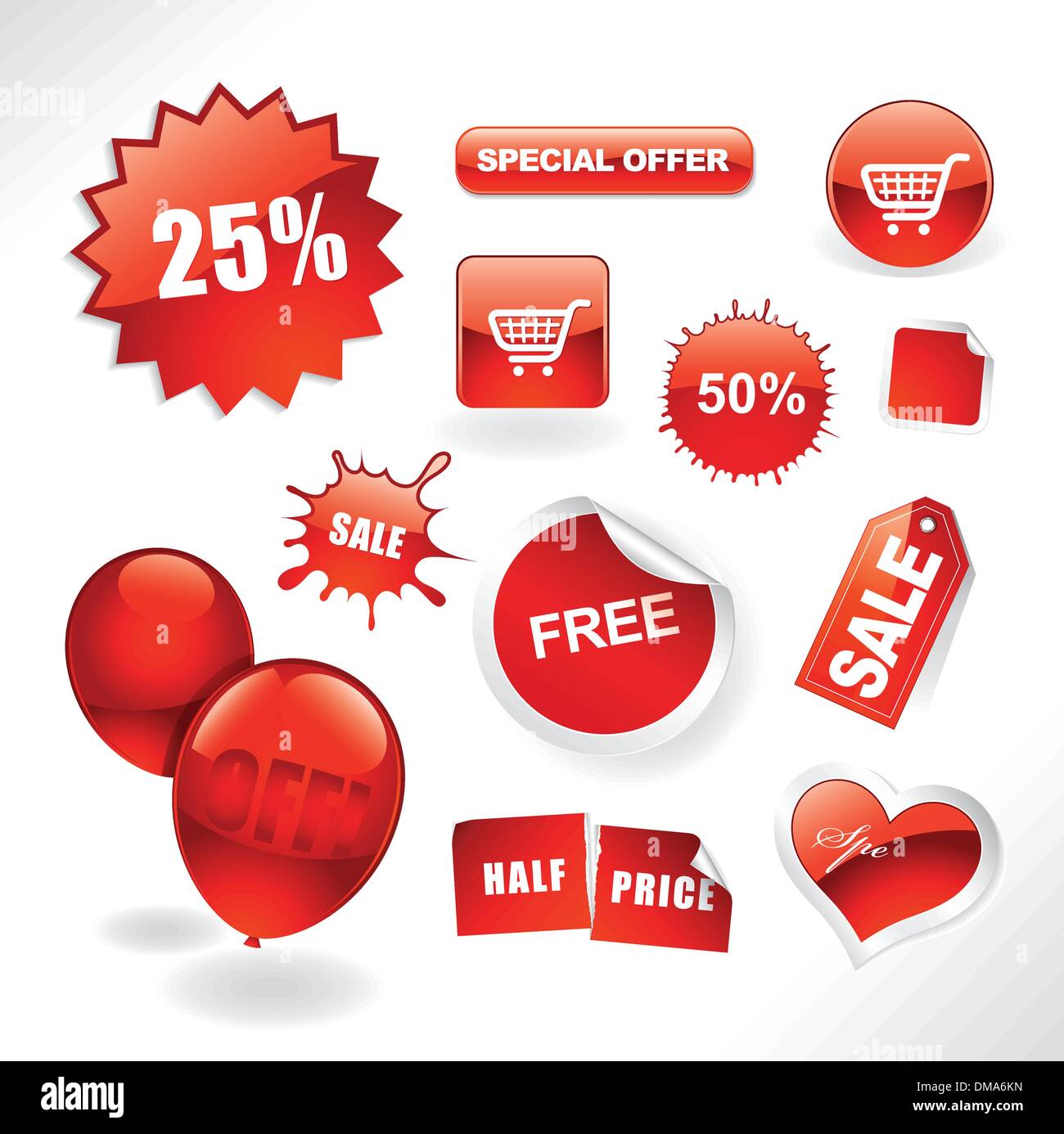 Shiny items Stock Vector Images - Alamy