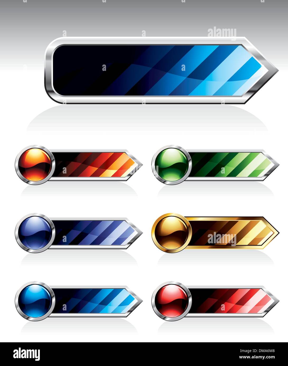 Reflective colors Stock Vector Images - Alamy