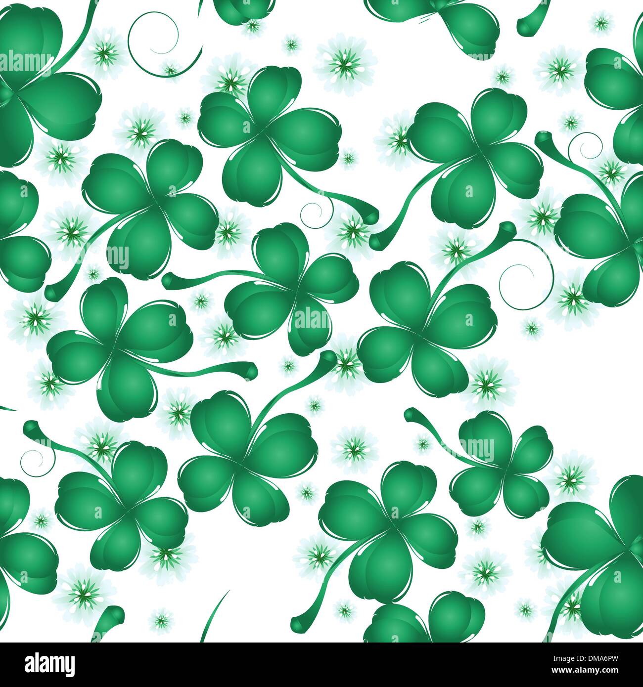 Clover leaves pattern design Stock Vector Image & Art - Alamy