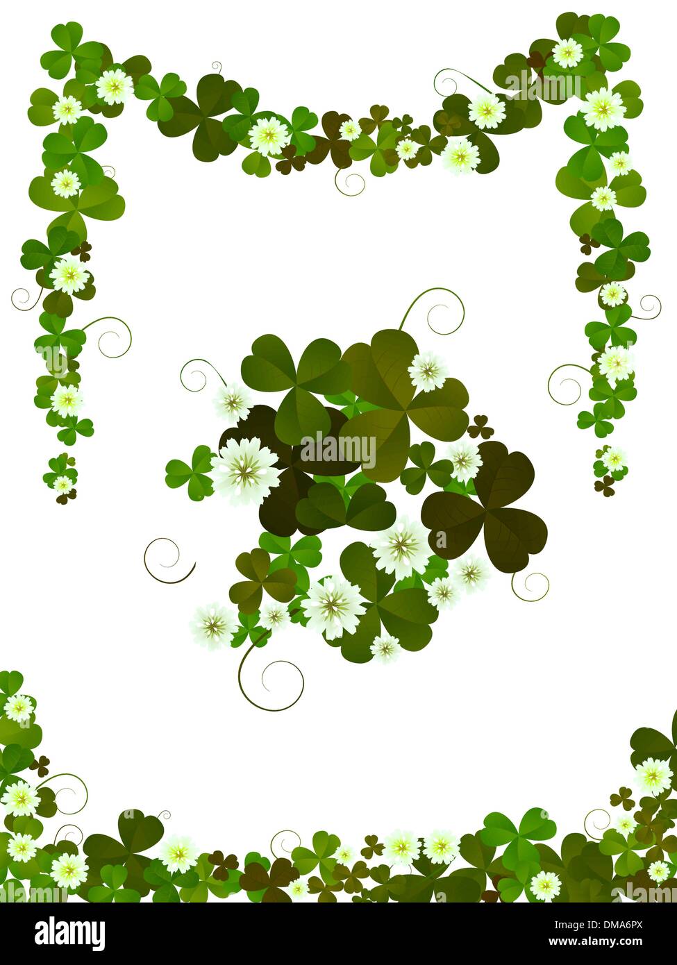 Decorative clover design Stock Vector Image & Art - Alamy