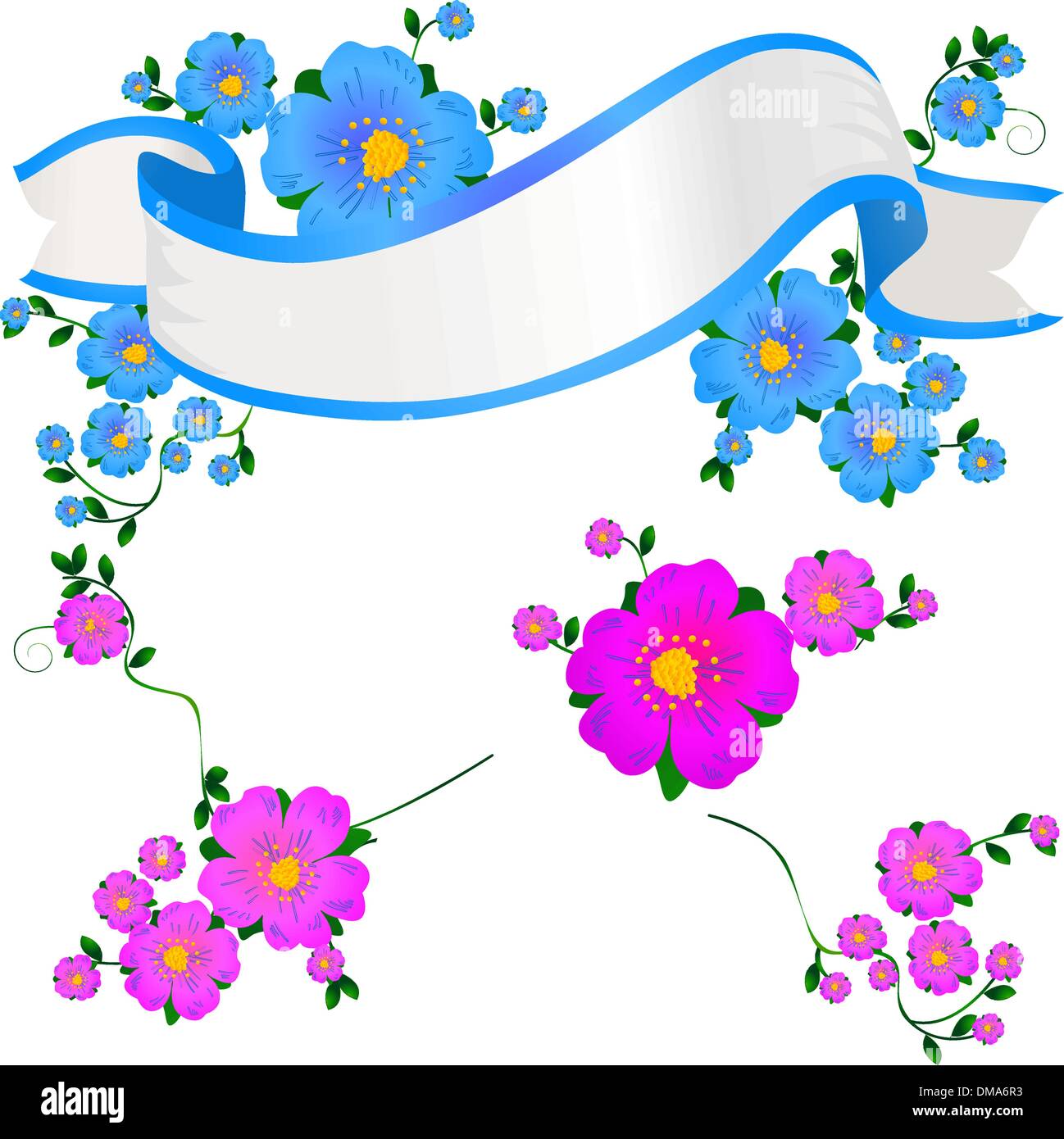 Floral header hi-res stock photography and images - Alamy