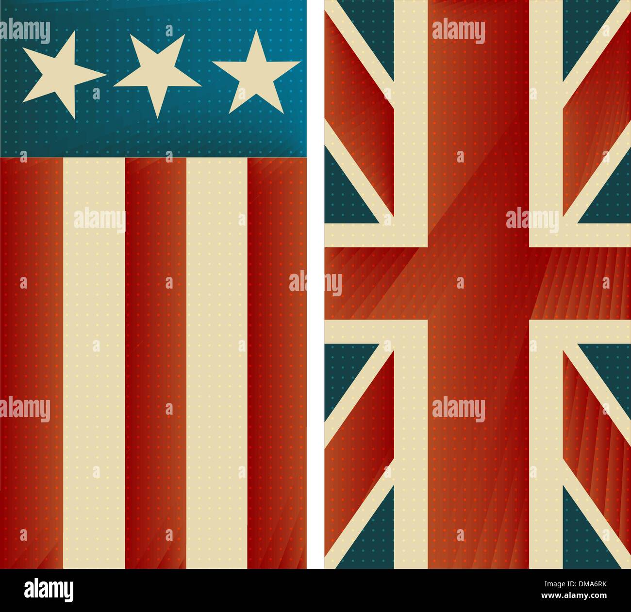Two star flag Stock Vector Images - Alamy