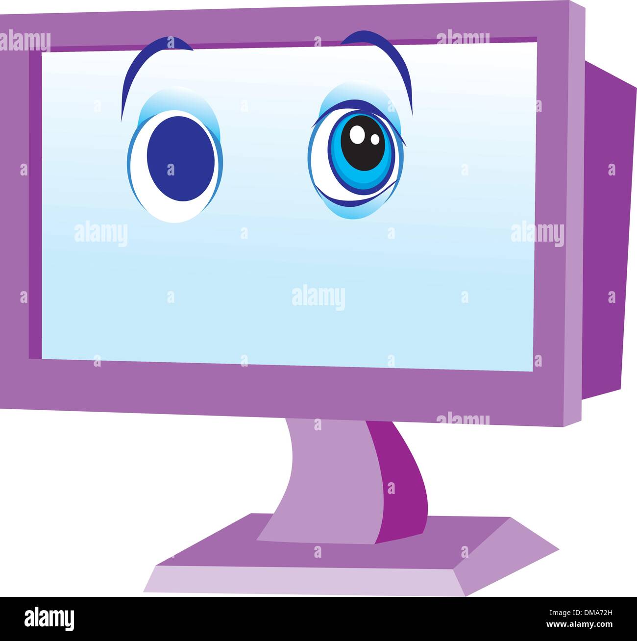 Tv eyes Stock Vector Images - Alamy