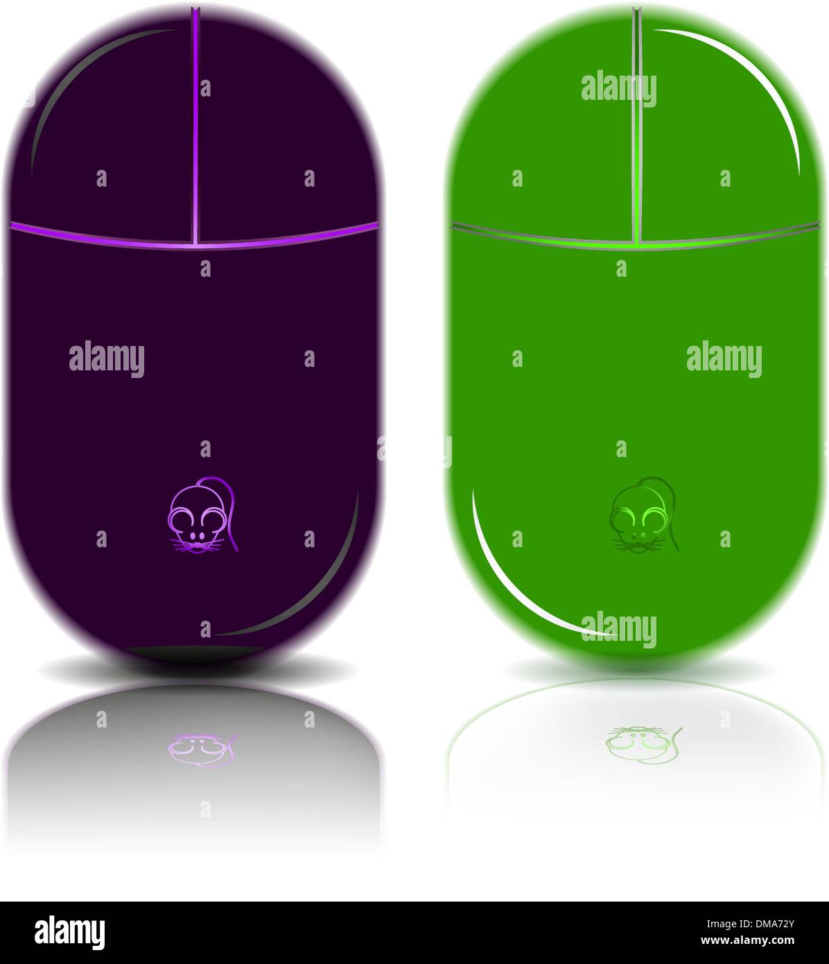 Realistic computer mouse, vector illustration Stock Vector Image & Art ...