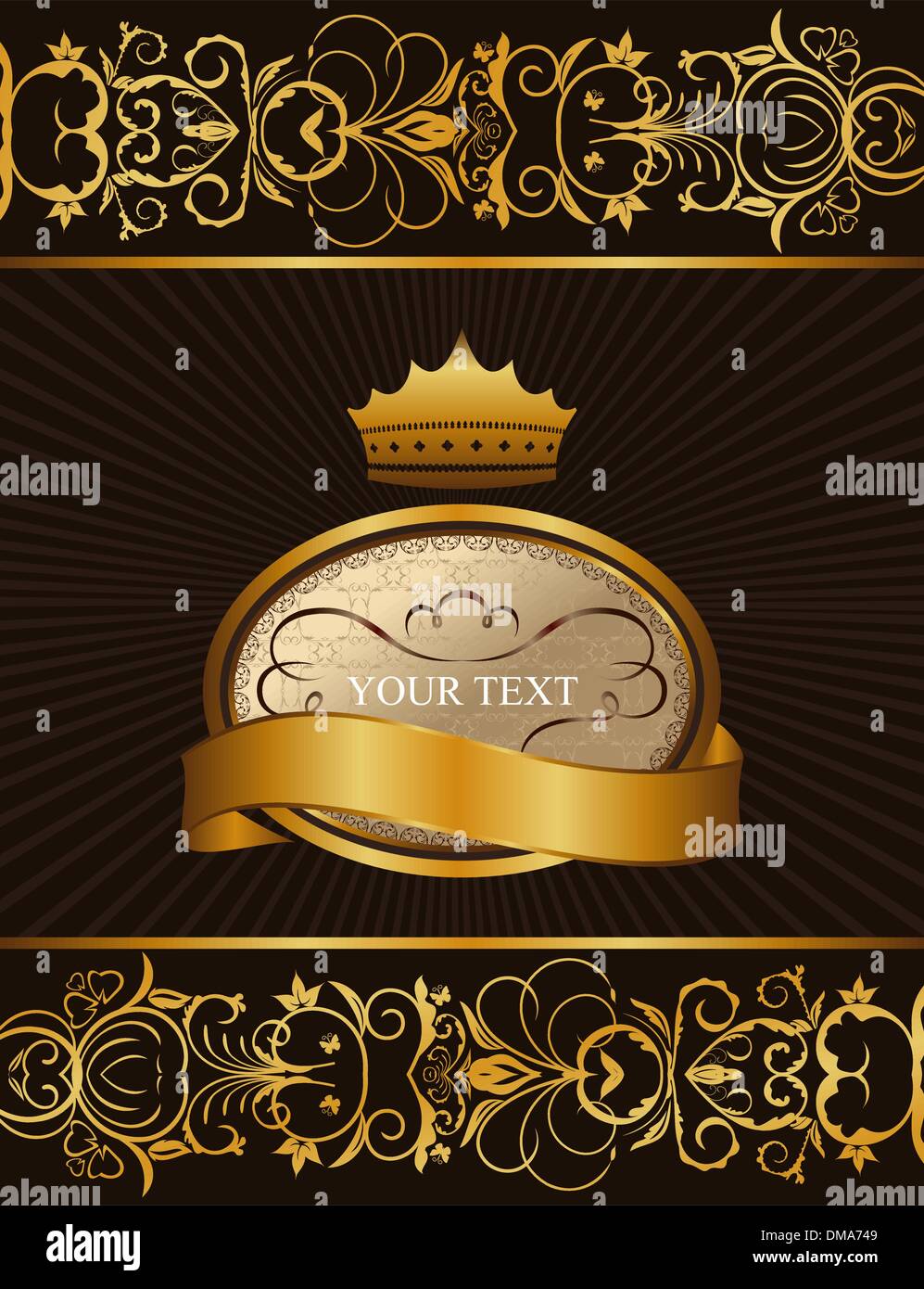 Luxury background with crown Stock Vector Image & Art - Alamy