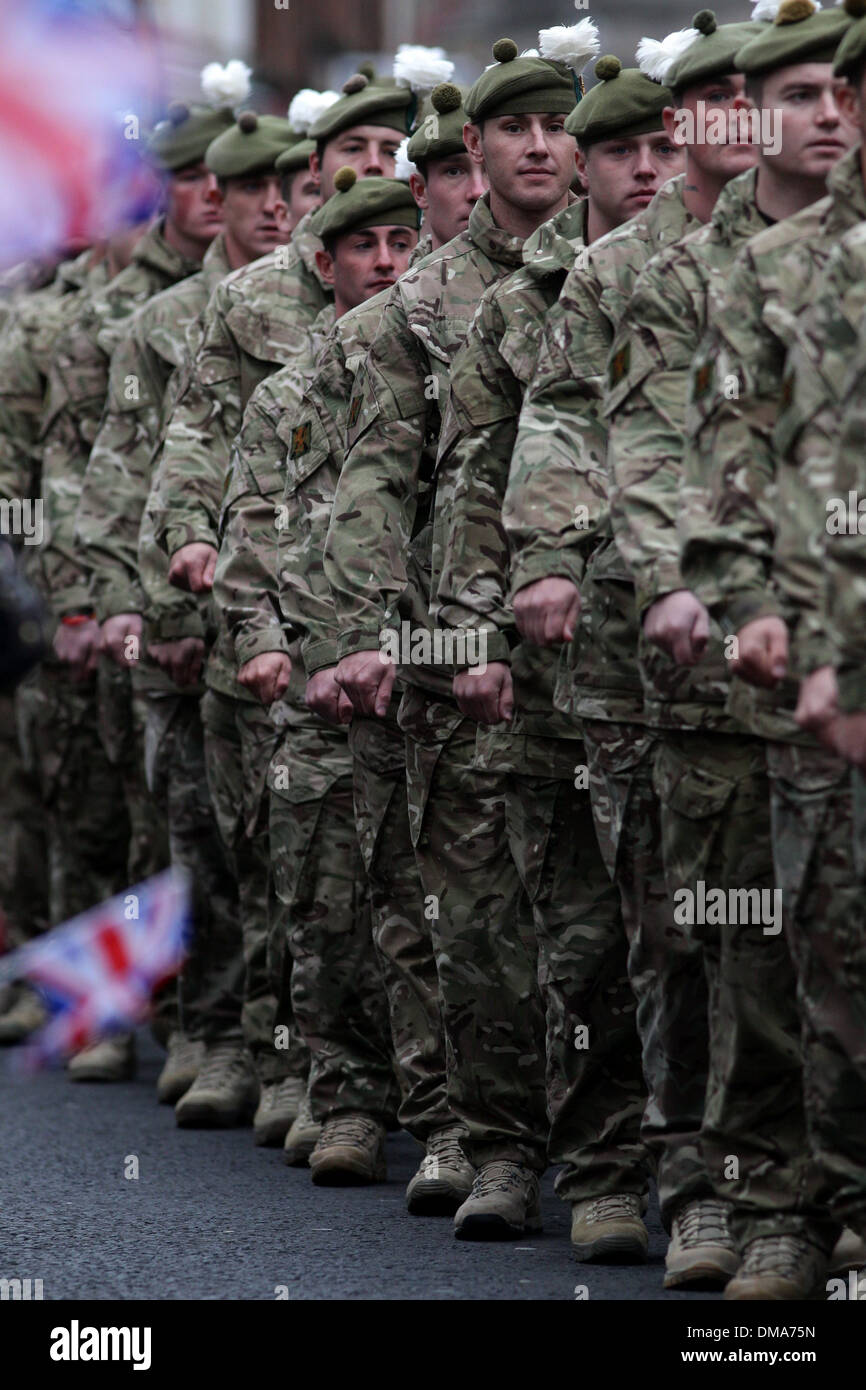 2nd Battalion The Royal Regiment of Scotland (2 SCOTS) mark their ...