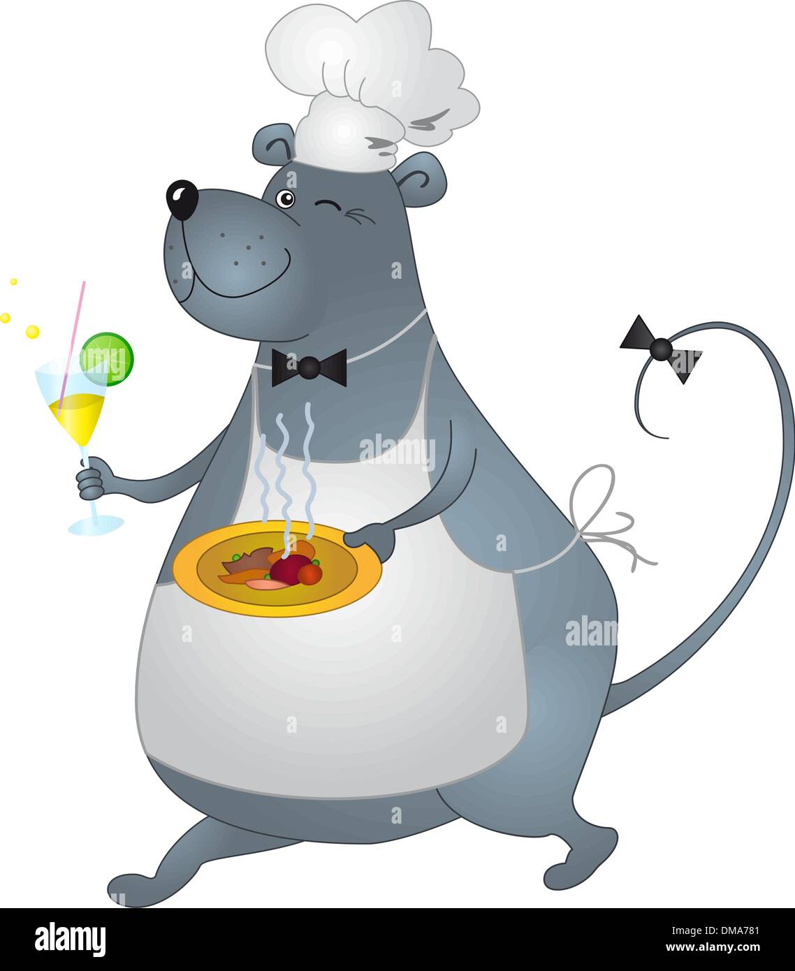 Rat cook Stock Vector Images - Alamy