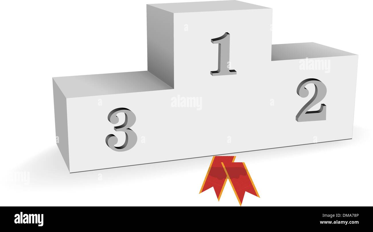 Medal stand gold Stock Vector Images - Alamy