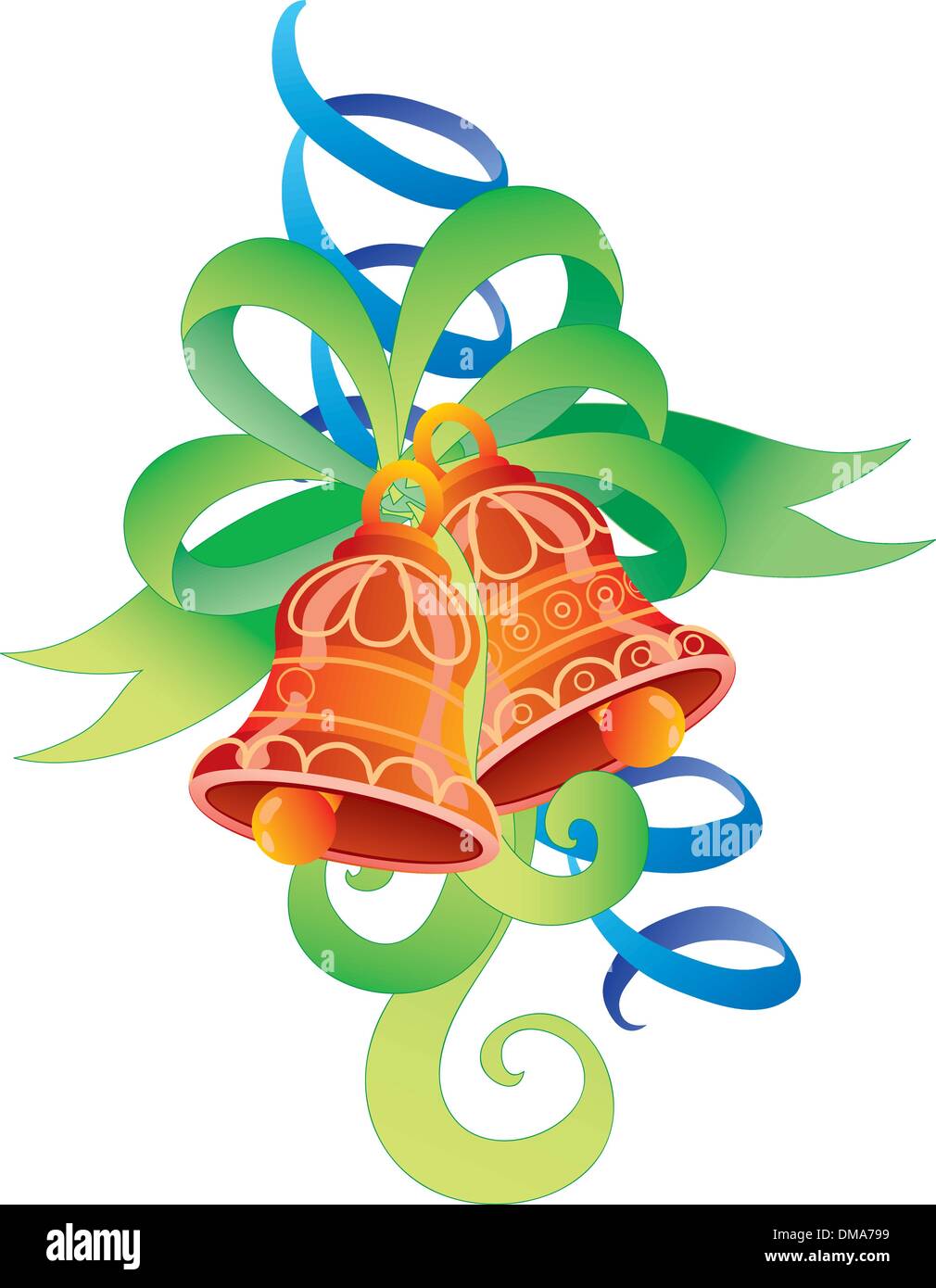 Handbells vector vectors hi-res stock photography and images - Alamy