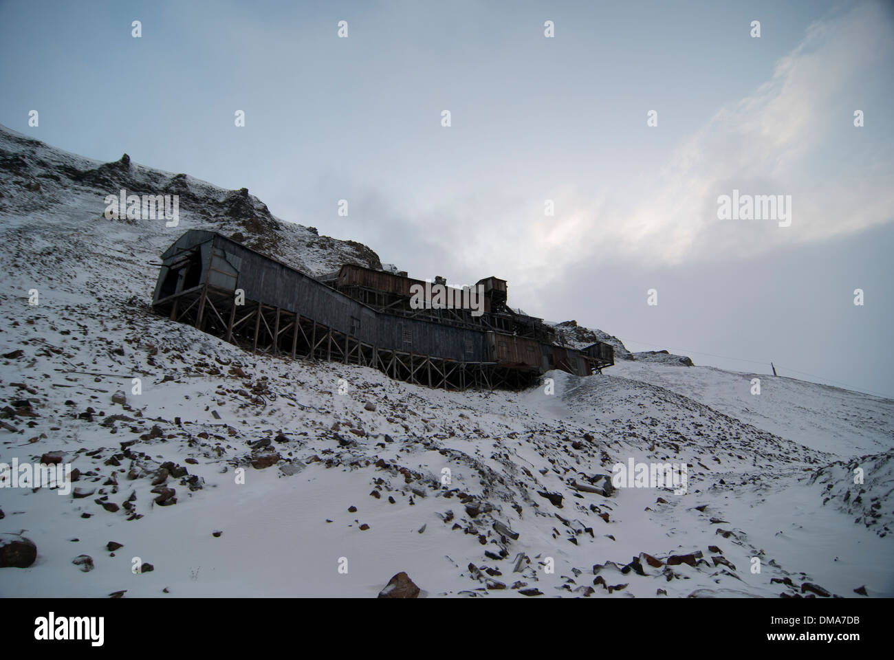 Mine, Spitsbergen, Norway, Europe Stock Photo - Alamy