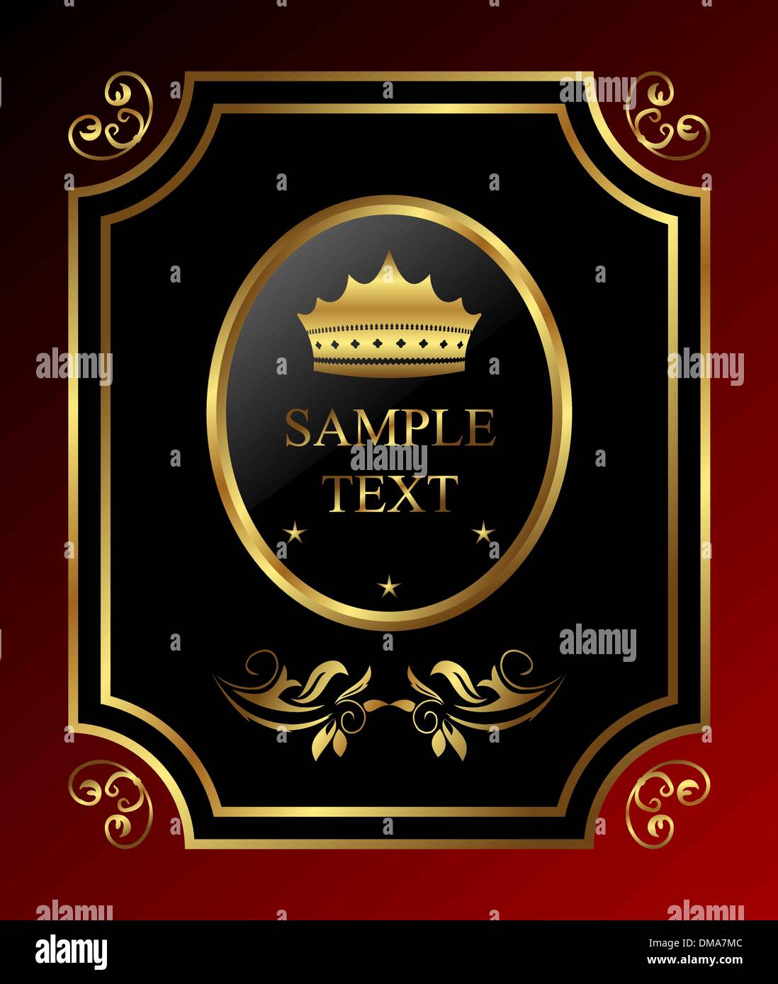 Golden corners Stock Vector Images - Alamy