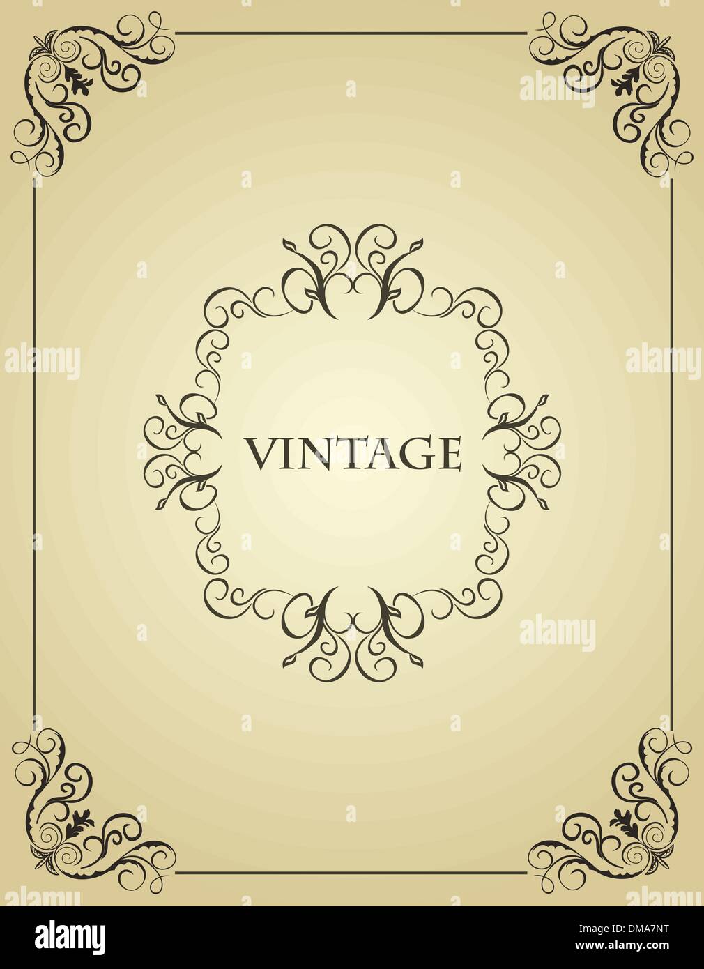 Illustration vintage background card for design Stock Vector Image ...