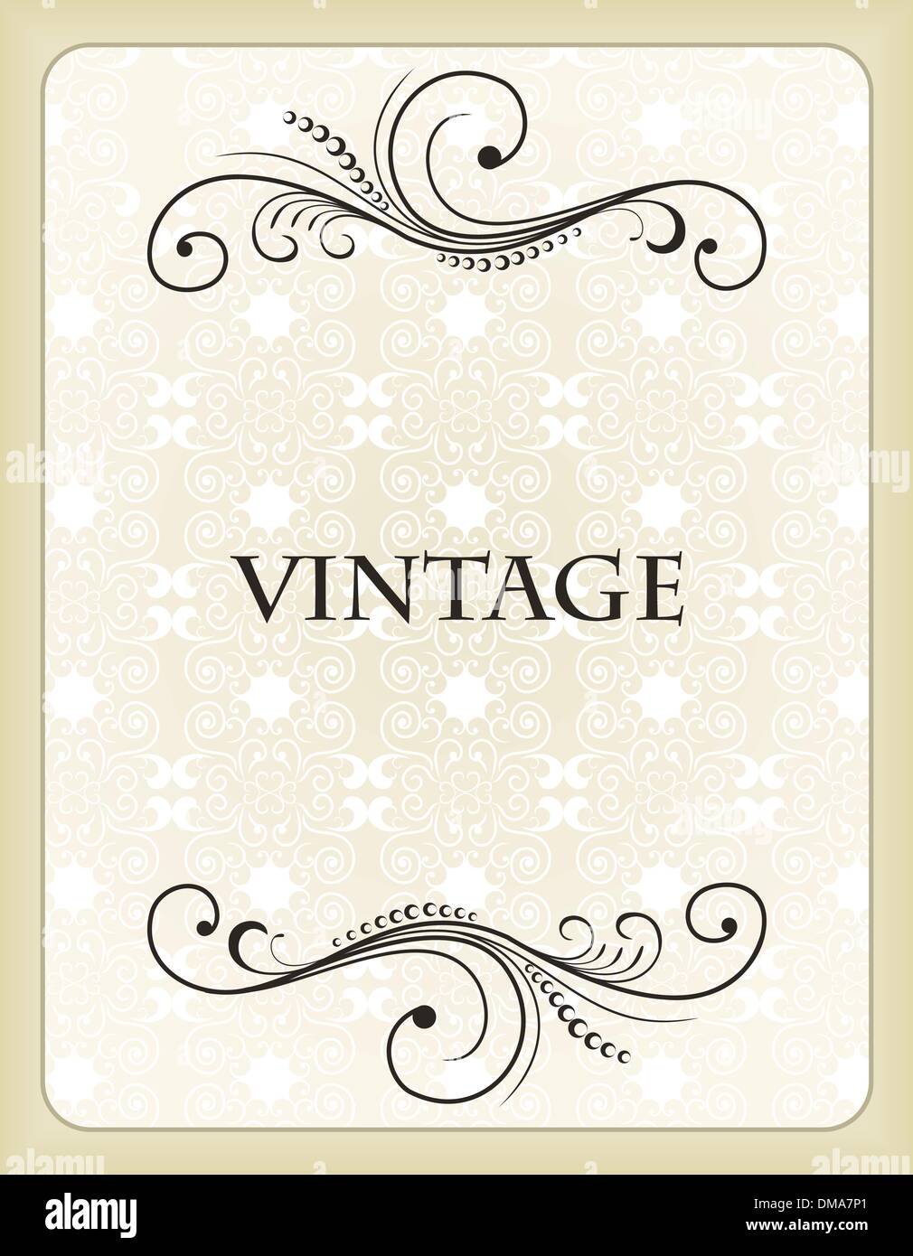 Vintage background card Stock Vector Image & Art - Alamy