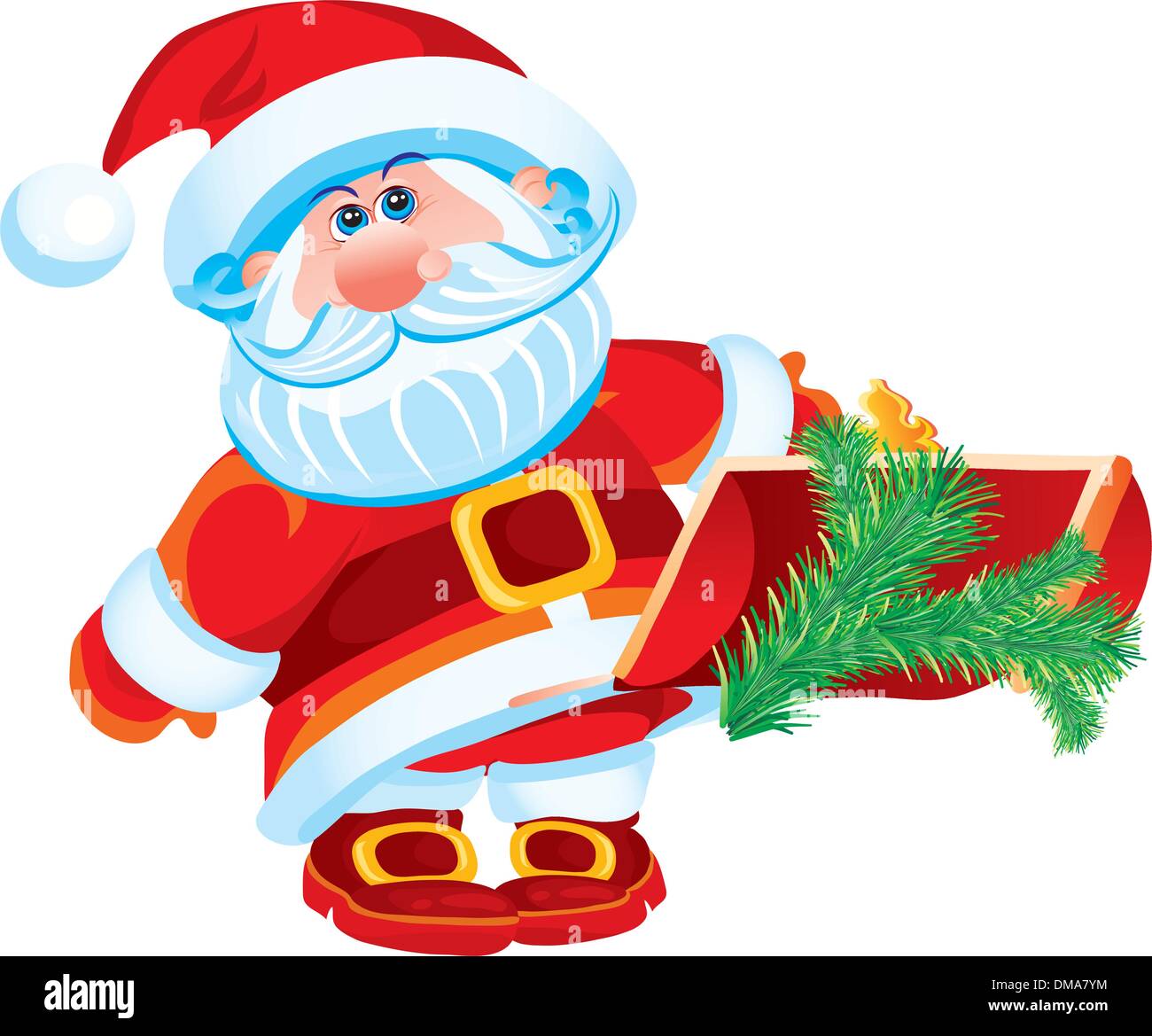Father christmas Stock Vector Images - Alamy