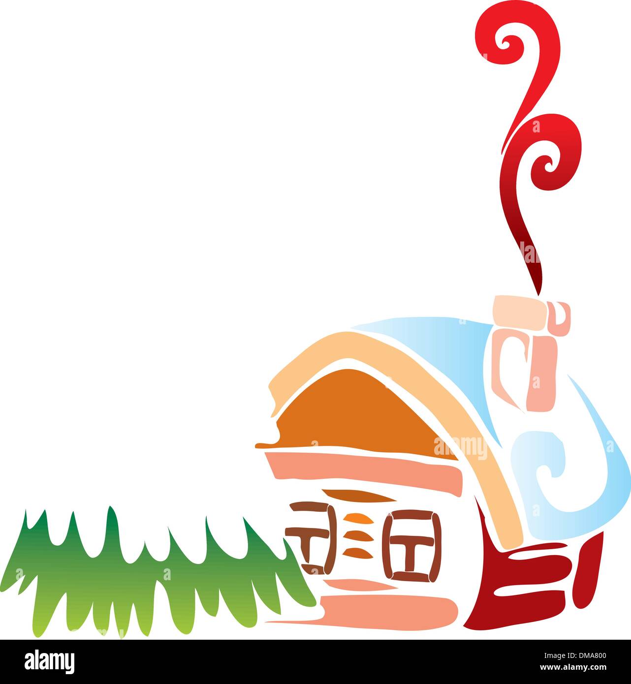 Small holiday tree Stock Vector Images - Alamy