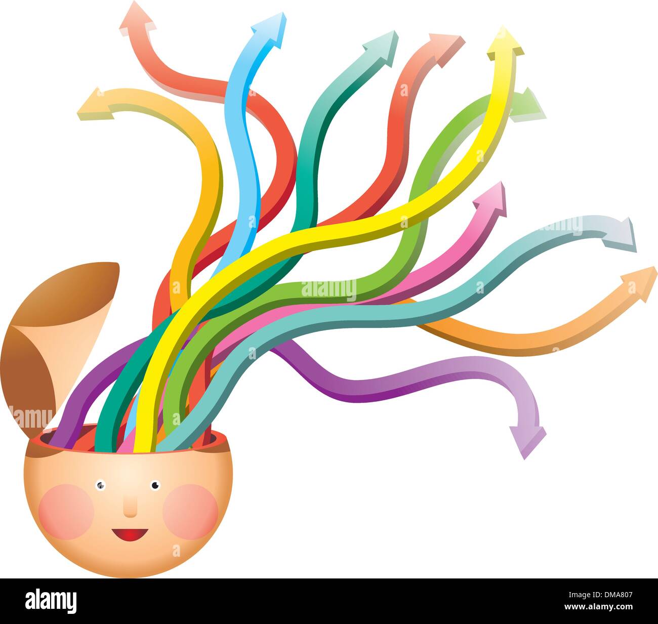 Many arrows Stock Vector Images - Alamy