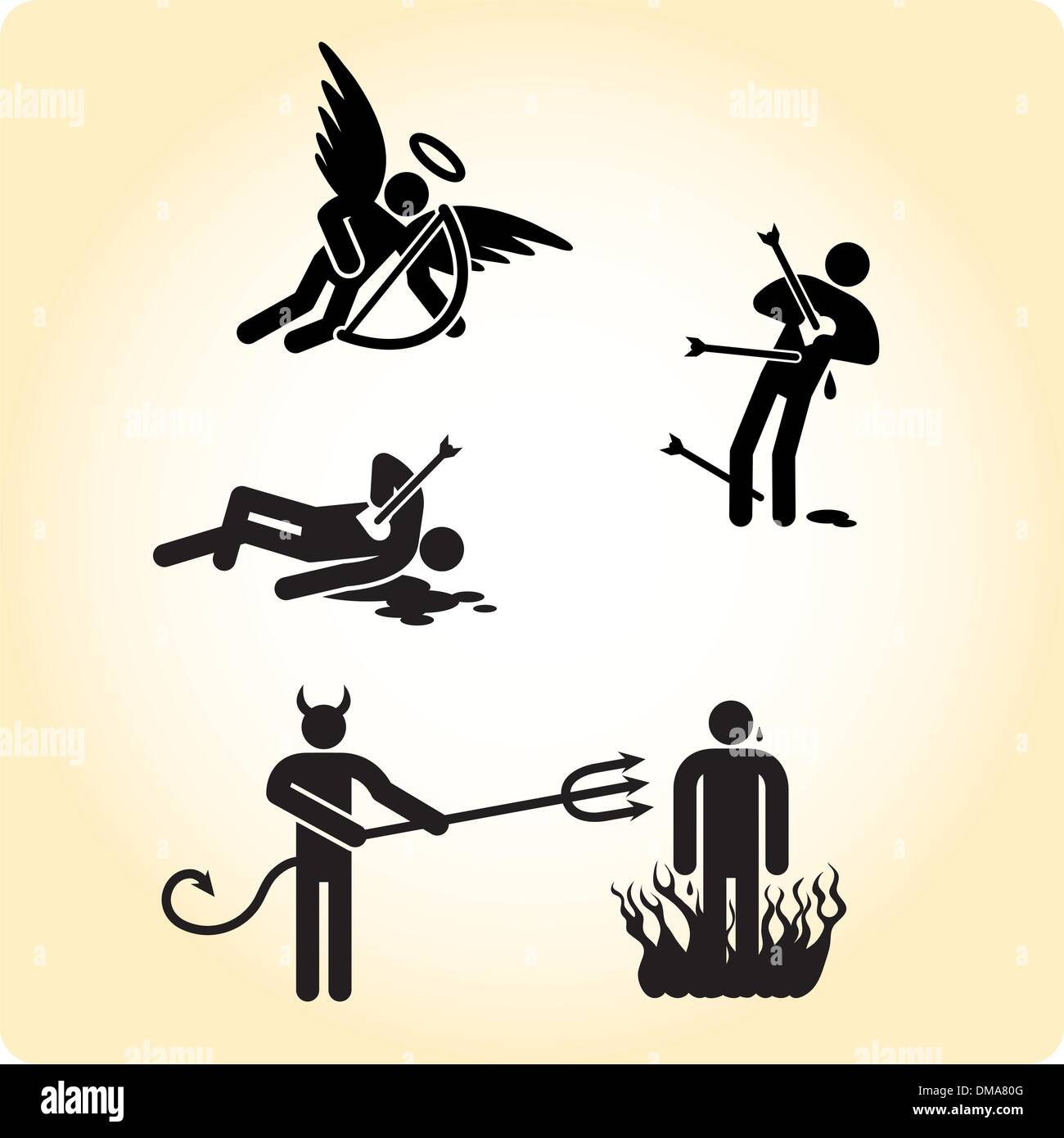 Heaven and hell sign hi-res stock photography and images - Alamy