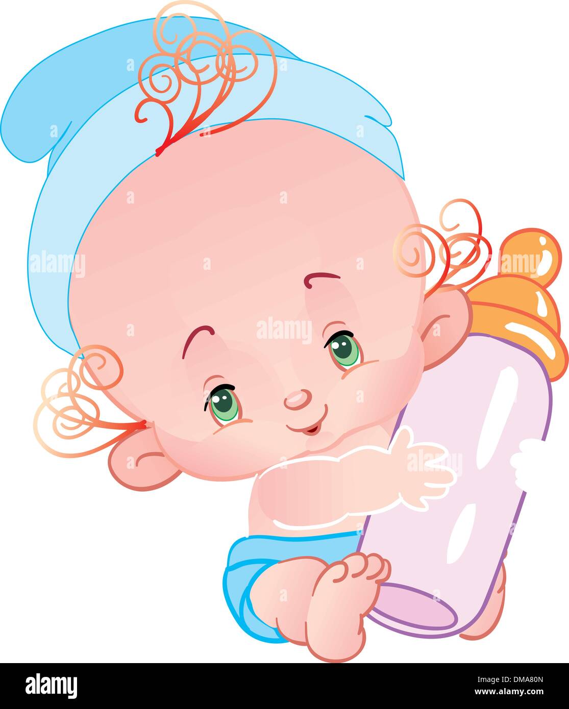 Milk bottle vectors Stock Vector Images - Alamy